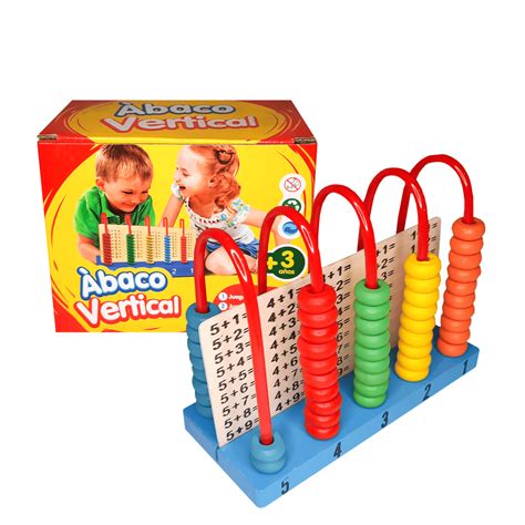 Abaco Vertical Chico De 5 Niveles Didactoys Juguetes Didácticos