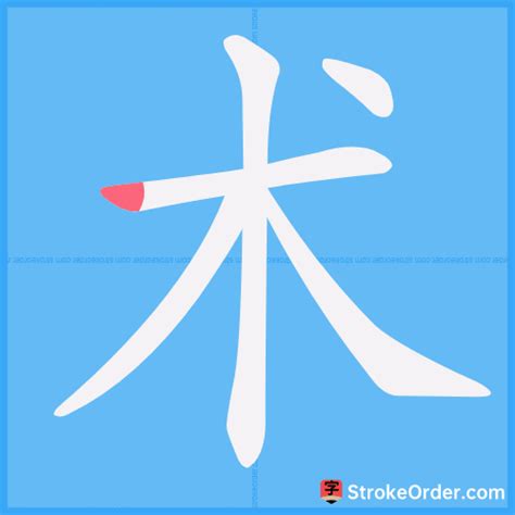 术 Chinese Stroke Order Animation