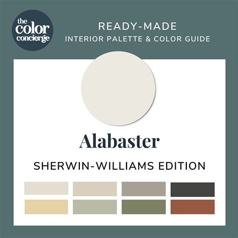 Sherwin Williams Alabaster Color Palette Guide Color Concierge The