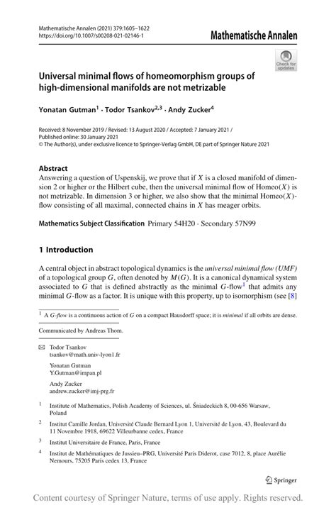Universal Minimal Flows Of Homeomorphism Groups Of High Dimensional Manifolds Are Not Metrizable