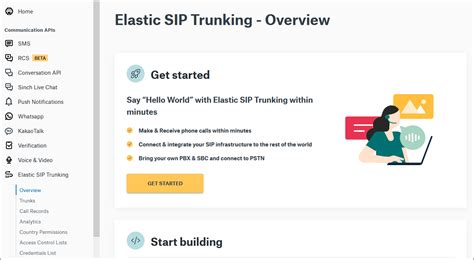 Getting started with Elastic SIP Trunking? - Sinch Community - 11380