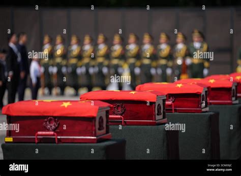 Beijing Chinas Liaoning Province 13th Sep 2025 A Burial Ceremony For The Remains Of Chinese