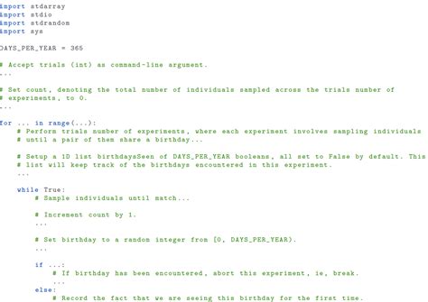 Solved Exercise 1 Birthday Problem Suppose That People