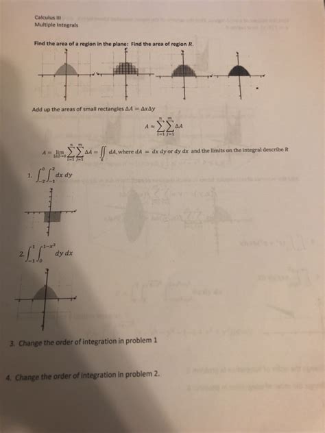 solved calculus in multiple integrals find the area of a