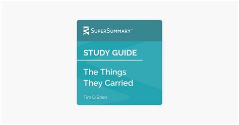 ‎study Guide The Things They Carried By Tim Obrien Supersummary