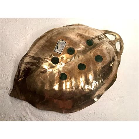 Vintage Brass Leaf Shaped Dish Chairish