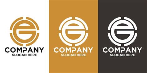 Premium Vector A Logo With The Initials E G Is Simple And Suitable For Business Needs