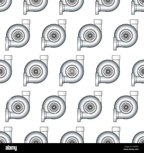Seamless Pattern Of Dynamic Axisymmetric Centrifugal Compressor Stock