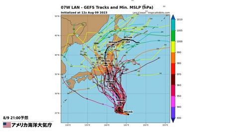 【台風情報】台風7号進路予想 気象庁予報円が東日本直撃 お盆に上陸おそれ 台風6号に続き大きな影響か 米軍＆海外予想進路は Tbs
