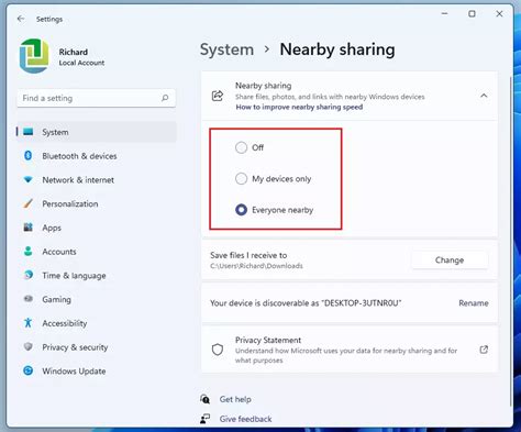 how to enable nearby sharing in windows 11 geek rewind
