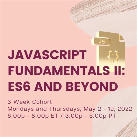 See Javascript Fundamentals 2 Es6 And Beyond At Girl Develop It Frontend Classes