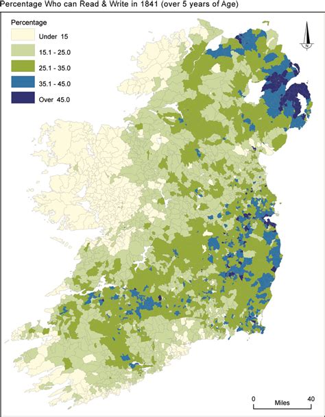 Irish Potato Famine Map