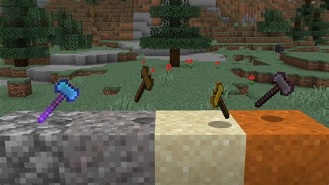 Skyhammers Datapack Functionality Of Exnihilo Hammer Minecraft Data Pack