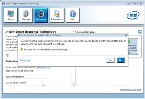 Intel Smart Response Technology Configuration Dell Us