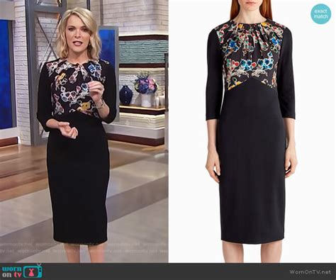 Wornontv Megyns Black Floral Print Dress On Megyn Kelly Today Megyn