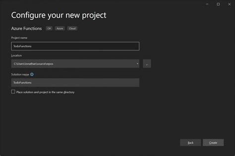 Creating Your First C Azure Function Using Visual Studio Jonathan Crozier