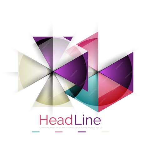 Premium Vector Triangle Abstract Background