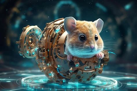 Premium Ai Image A Digital Mouse From Artificial Intelligence Represents Future Technology