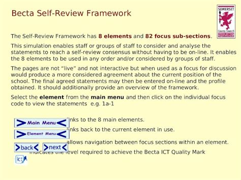 Ppt Becta Self Review Framework Dokumentips