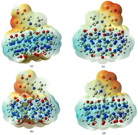 Electrostatic Potential Maps Overlapped With The Isodensity Surface Of Download Scientific