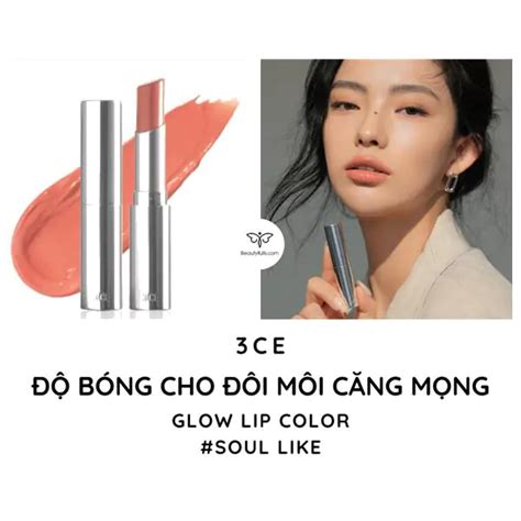 Son 3ce Soul Like Glow Lip Color Màu Hồng Nude Hot Nhất