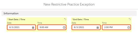 Record An Exception Or Variation To A Routine Restrictive Practice Lumary