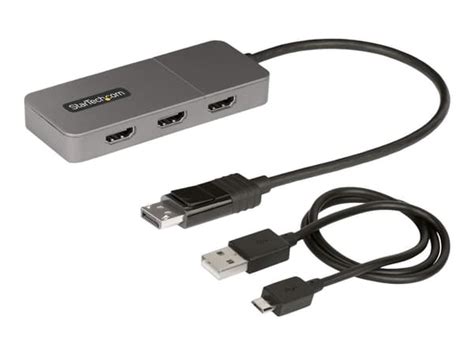 3 Port Mst Hub Displayport To Triple Hdmi Monitors 4k