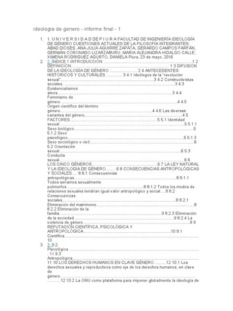 Ideologia De Genero Pdf