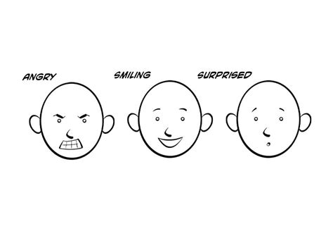How To Draw Simple Emotion Faces