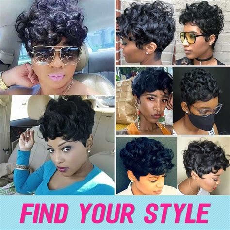 Pixie Cut Black Curly Hair