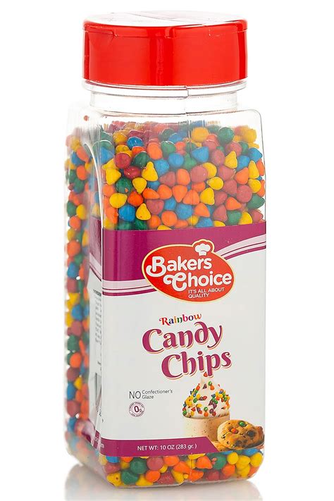 Rainbow Candy Coated Chocolate Chips Dairy Free Kosher