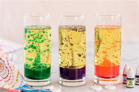 Homemade Lava Lamps Lava Lamp Experiment
