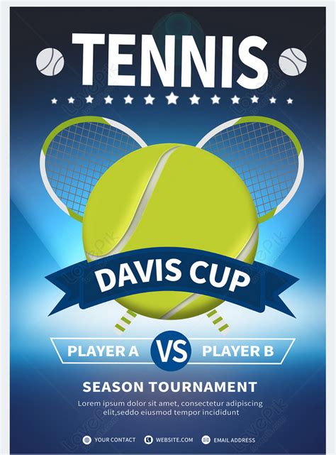 Tennis Sport Tournament Flyer Template Template Imagepicture Free