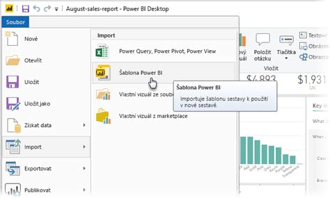 Vytv En A Pou V N Ablon Sestav V Power Bi Desktopu Power Bi