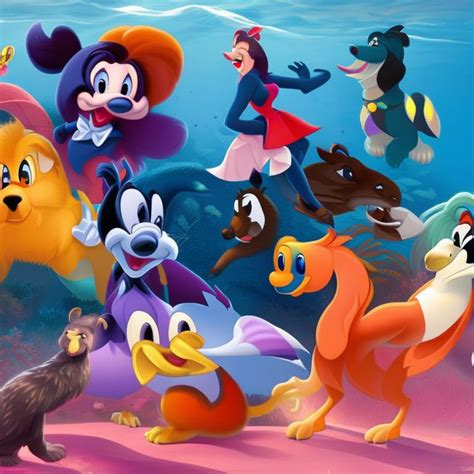 Anthropomorphic Disney Characters
