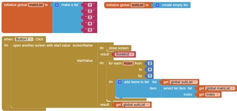 Transfer List To Another Screen Mit App Inventor Help Mit App Inventor Community