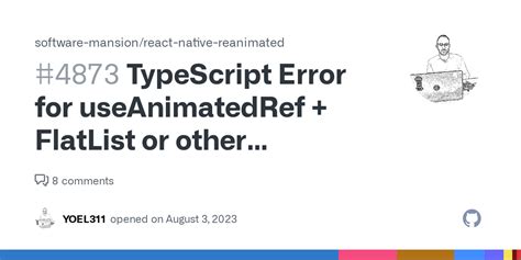 Typescript Error For Useanimatedref Flatlist Or Other Component By Animatedcreatecomponent