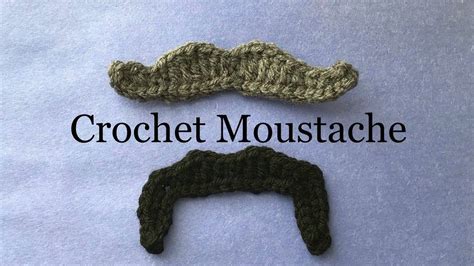 Crochet Moustache Fathers Day Ideas Two Types Saras Innovations