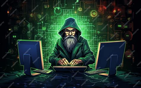 Premium Photo Hacker Lair Cracking The Code Generative Ai