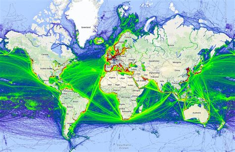 World Ship Traffic Map Interiorsbasta
