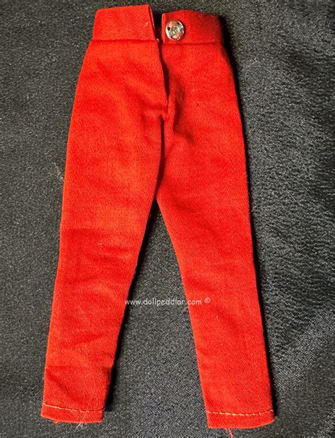 6″ Vintage Red Doll Pants Doll Peddlar