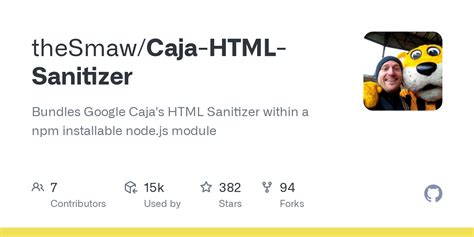 GitHub TheSmaw Caja HTML Sanitizer Bundles Google Caja S HTML Sanitizer Within A Npm