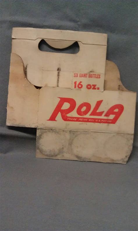 Rola Cola Seis Botellas Gigantes 16 Oz Cartón Plegado Etsy