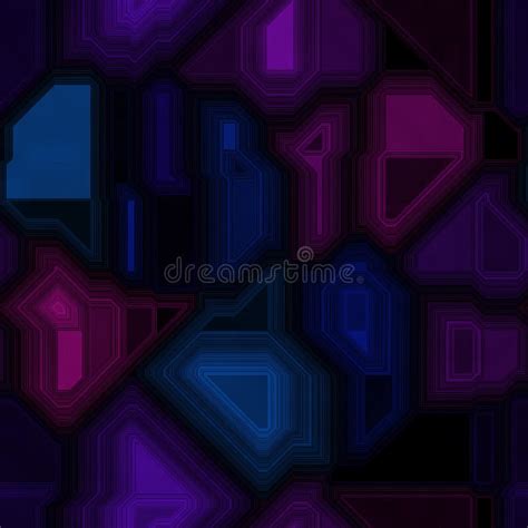 Abstract Seamless Digital Technology Pattern Stock Illustration Illustration Of Abstract