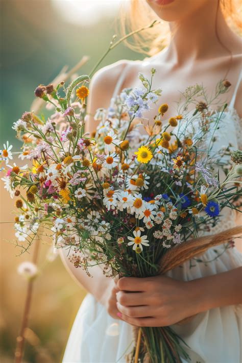 34 Wildflower Wedding Bouquets For Adding Nature To Your Day