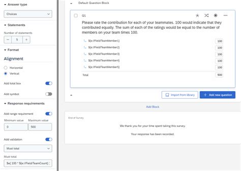 Dynamic Qualtrics Survey For Peer Evaluation Part 1 Research It