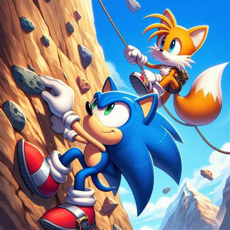 Sonic And Tails Rock Climbing 2 By Swiftfurai On Deviantart
