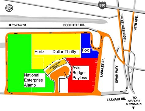 Hertz Burbank Airport Map Bur Million Air