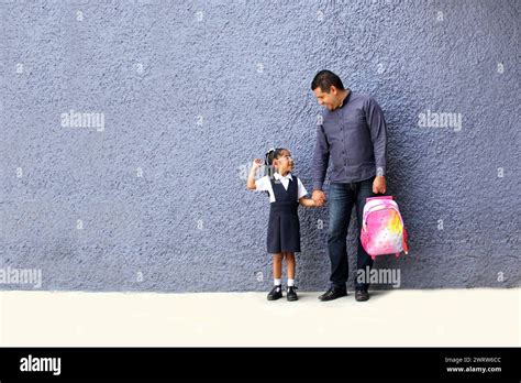 Divorced Single Dad Picks Up His Brunette Latina Daughter From School