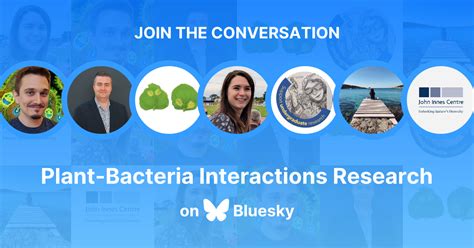 Plant Bacteria Interactions Research On Bluesky